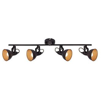 Briloner Deckenlampe Vintage schwenkbar, E14 Fassung, max. 40 Watt, Deckenleuchte, Lampe, Wohnzimmerlampe, Schlafzimmerlampe, Küchenlampe, Deckenstrahler, Flur