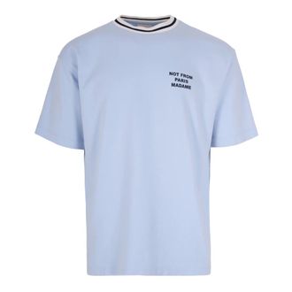 Dr&ocirc;le de Monsieur Homme, Tops, Bleu, Taille: XL T-Shirt Slogan Sport