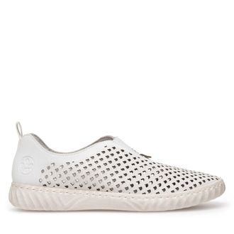 Rieker Halbschuhe Rieker N0965-80 Wei&szlig;