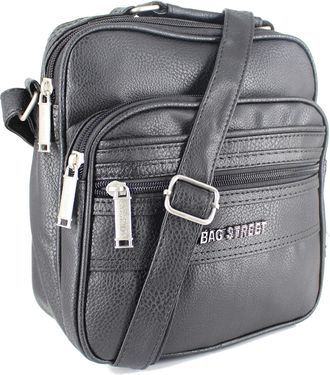 Jennifer Jones Herrentasche / Schultertasche / Umh&auml;ngetasche / Flugbegleiter / Arbeitstasche schwarz