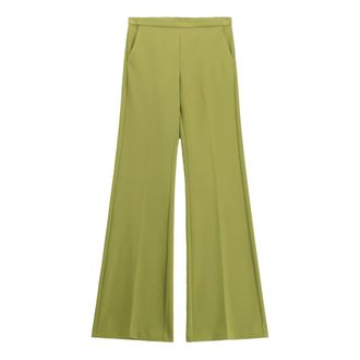 Imperial Femme, Pantalons, Vert, Taille: 44 FR Pantalone a Zampa
