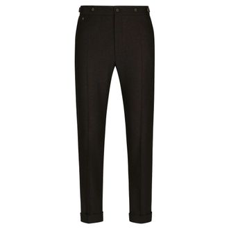 Dolce & Gabbana Elegante Herrenhose - - Trousers - Herren - Braun - L