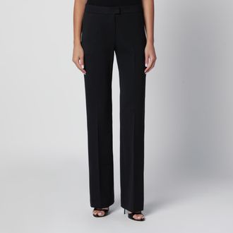 Andamane Gladys Hose schwarz aus Schurwollgabardine