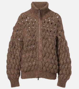 Brunello Cucinelli Cardigan aus Mohair und Wolle