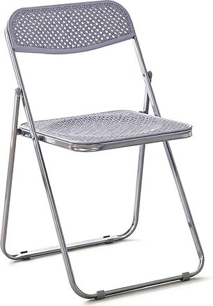 Generic Klappstuhl Camping Leicht Tragbar mit Metallrahmen Platzsparend Klappstuhl Klein Faltbar mit Lehne Klappst&uuml;hle Esszimmer Keine Montage Erforderlich(Ch