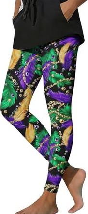 Generic Legging pour femme, coupe haute, pantalon de yoga long, leggings de loisirs graphiques exquis leggings tricot&eacute;s pour femmes design, Noir, XXL