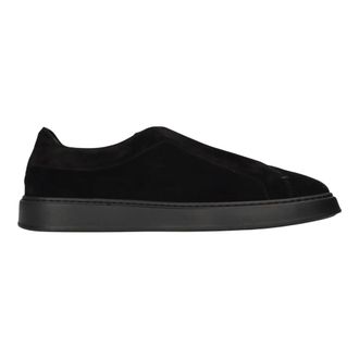 Pantanetti Baskets slip-on en daim - Homme - Chaussures - Noir - Taille: 45 EU