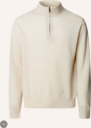 Hackett Pullover Sr Cashmere Hzip beige