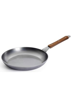 Woll Woll Bratpfanne Carbon Steel, Silber, Metall, PFAS-frei, Kochen, Pfannen, Bratpfannen