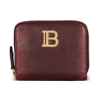 Balmain B-Buzz Zipped Purse - - Accessories - Damen - Rot - ONE SIZE