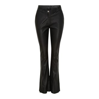 Notyz Lederhose - - Trousers - Damen - Schwarzk - XL