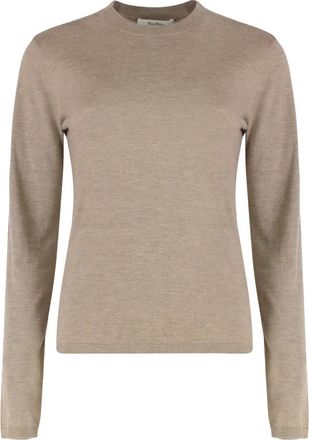 Max Mara Femme, Pulls, Beige, Taille: 38 FR Marica Sweater
