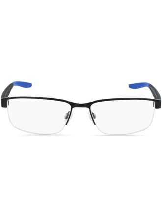 Nike lunettes de vue &agrave; logo imprim&eacute; - Noir