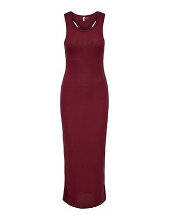 Only O-Neck Dress Box JRS Onlryder Robe à col Rond Taille S/L, Bordeaux, XL Femmes