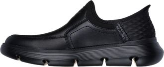 Skechers Herren Garza Dorado Sneaker, Black Leather, 47.5 EU