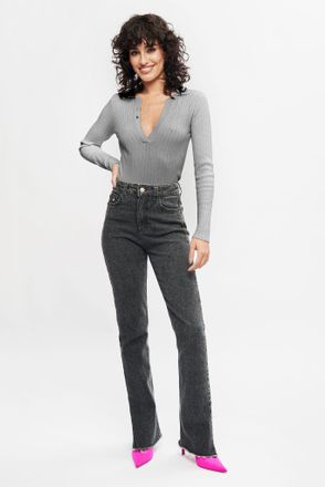 Benu Grauer Damen Pullover