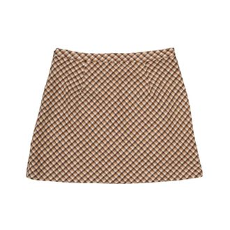 House of Sunny Femme, Jupes, Beige, Taille: 40 FR Mini-jupe &agrave; Carreaux