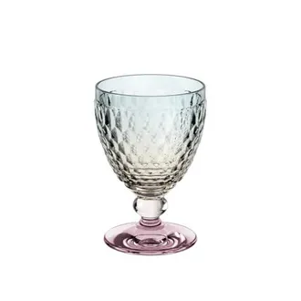 Villeroy & Boch Boston Pearl Rotweinglas 132mm, Glas für Rotwein, facettiertes Kristallglas, robust und spülmaschinenfest, Premium Qualität Made in Germany, farbgespr