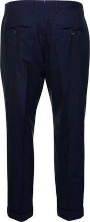 Reveres 1949 Virgin Wool Blend Trousers - Navy