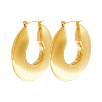 Dansk Copenhagen Femme, Accessoires, Jaune, Taille: ONE Size U-Turn Statement Earring