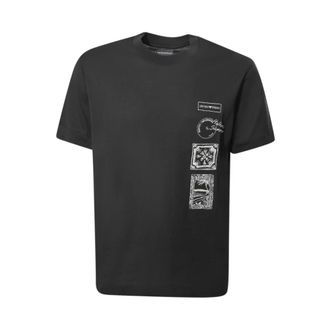 Emporio Armani Homme, Tops, Noir, Taille: S T-shirt ras du cou