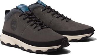 Timberland Homme Winsor Chaussure de Marche, Nubuck Gris Moyen, 45 EU