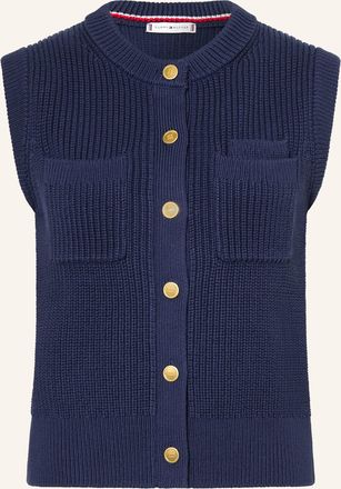 Tommy Hilfiger Strickweste blau