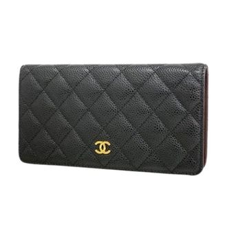 Chanel Pre-owned Long Wallet (bi-fold) - - Pre-owned - Damen - Schwarzk - ONE SIZE