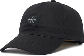 Calvin Klein Cap Calvin Klein Monologo Rubber Patch Bb Cap LV04D5136G Schwarz