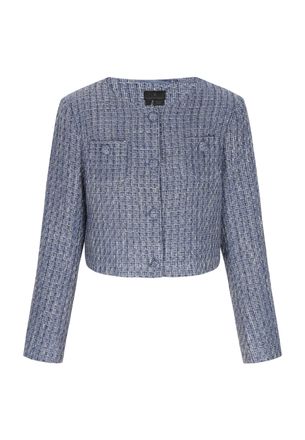 Dreimaster Dreimaster Blazer Frauen Marine Glitzer