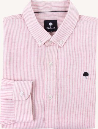 Faguo Chemise écrue et rose