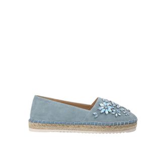 Alma En Pena Alma EN Pena, Femme, Chaussures, Bleu, Taille: 39 EU Fleurs strass espadrille
