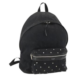 Saint Laurent Pre-owned Canvas Backpack - Femme - Pre-owned - Noir - Taille: ONE Size