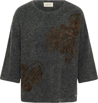 Cream Strickware - - Knitwear - Damen - Grau - L