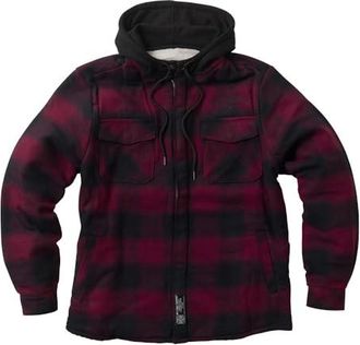 West Coast Choppers Hell Bent Flannel Hoodie Jacket 3XL