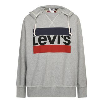 Junya Watanabe Logo Kapuzenpullover mit Kordelzug - - Sweatshirts & Hoodies - Herren - Grau - S