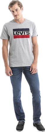 Levi's Herren Sportswear Logo Graphic T-Shirt,Grey,XXL