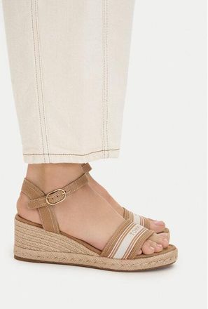 Tommy Hilfiger Espadrilles Mid Wedge Espad Webbing FW0FW09230 Beige