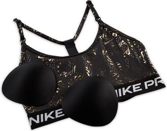Nike Damen Top W NP DF INDY STRPY SPARKLE BRA