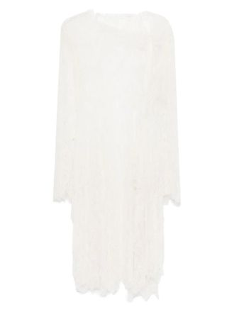 Yohji Yamamoto haut en dentelle - Blanc