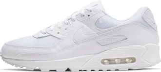Nike Nike Herren Air Max 90 Sneaker, White White White Wolf Grey, 45.5 EU