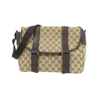 Gucci unisex, Pre-owned, Beige, Taille: ONE Size Sac bandouli&egrave;re en toile Pre-owned