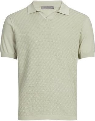 Corneliani Polo &agrave; manches courtes en coton