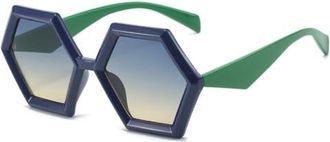 Generic Lunettes De Soleil Dext&eacute;rieur &Agrave; Monture Large For Hommes Et Femmes, Id&eacute;ales For La Conduite Les Trajets Domicile-travail(Blue)