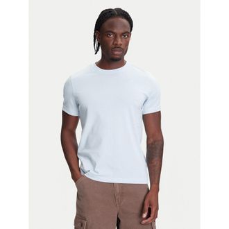 Kappa T-Shirt Logo Korpo Cafers 304J150 Himmelblau Slim Fit