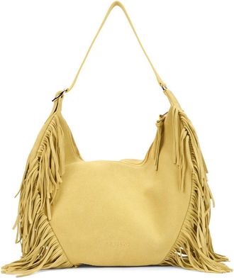 Orciani Femme, Sacs, Jaune, Taille: ONE Size Isla sac en daim &agrave; franges