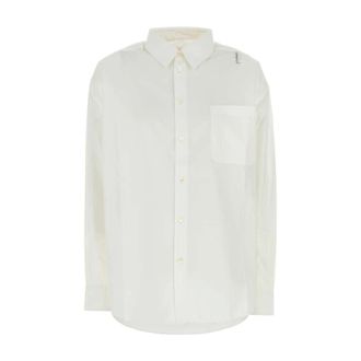 Marni Chemise en popeline de coton - Femme - Blouses et Chemises - Blanc - Taille: 36 FR