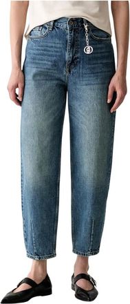 Liu Jo Pant.new Carrot H.w. - Femme - Jeans - Bleu - Taille: W26