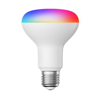 LEDs Com E27 LED RGB Leuchtmittel, R80, warmwei&szlig; - kaltwei&szlig; (2700-6300 K), 9,9 W, 950lm, Smart Home, WLAN, Alexa, matt