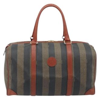 Fendi Pre-owned Vintage pequin boston bag - - Pre-owned - Damen - Braun - ONE SIZE